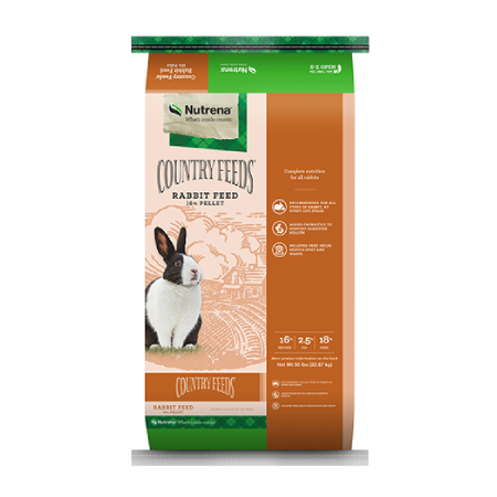 Nutrena Country Feeds 16% Rabbit Feed - Johnson Feed Company