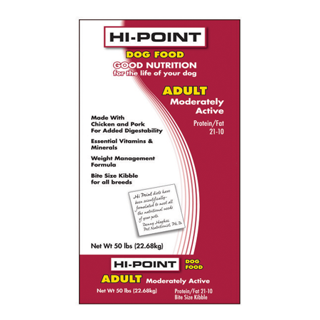 Hi-Point Moderately Active Dry Dog Food - Johnson Feed Company