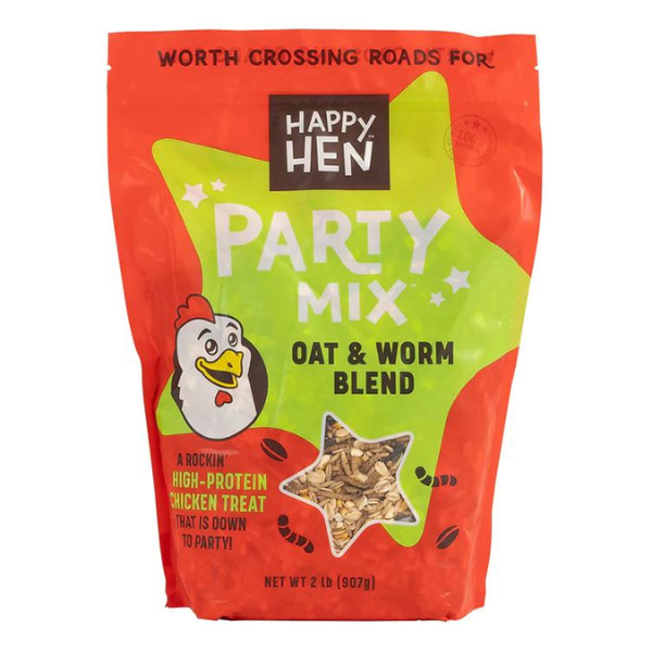 Happy Hen Party Mix Oat & Worm Blend - Johnson Feed Company