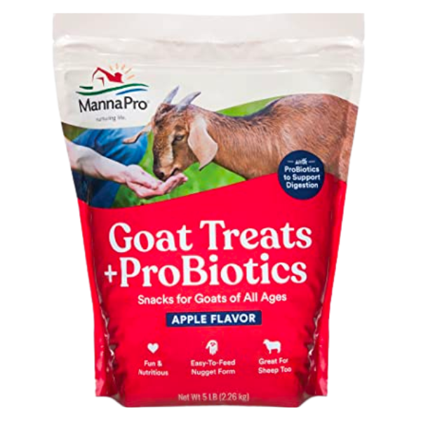 Manna Pro Goat Treats with Probiotics Apple Flavor - Johnson Feed Company