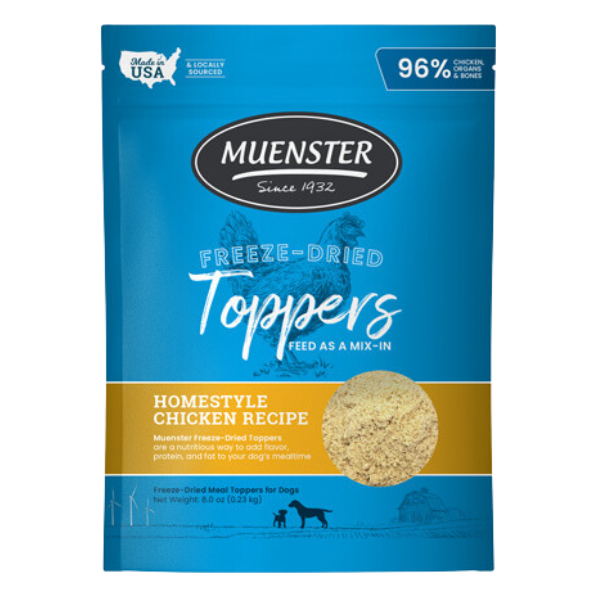 Muenster Freeze-Dried Toppers Homestyle Chicken Recipe - Johnson Feed ...
