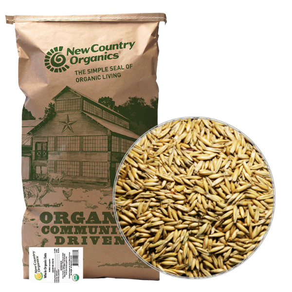 New Country Organics Whole Oats - Johnson Feed Company