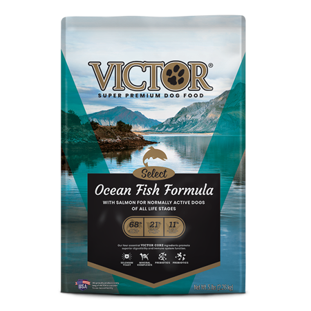 Victor Select Ocean Fish Formula with Salmon Dry Dog Food - Johnson ...