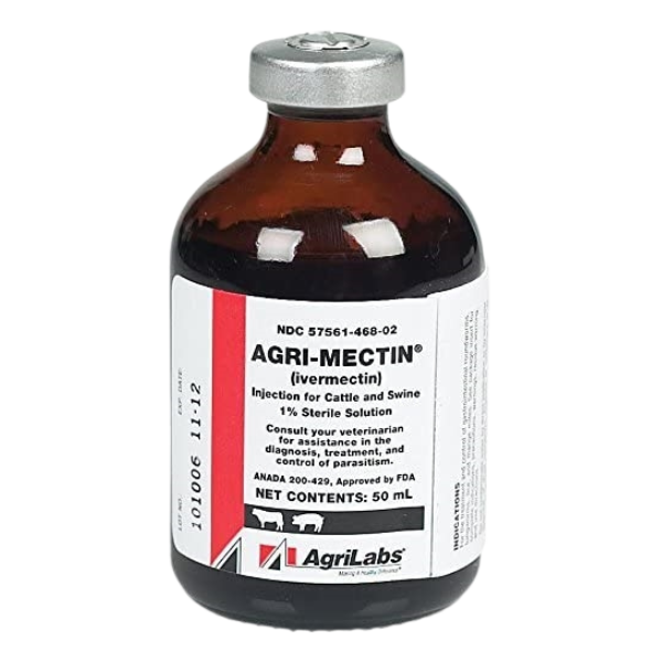 Agri-Mectin Injectable Ivermectin 1% - Johnson Feed Company