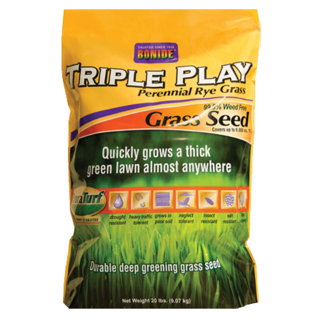 Bonide Triple Play Rye Grass Seed - Johnson Feed Company