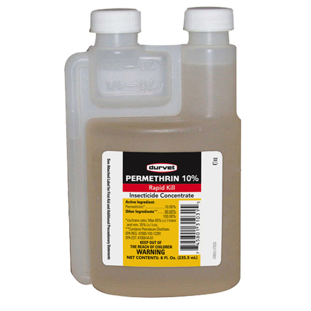 Durvet Permethrin 10% Insecticide Concentrate - Johnson Feed Company