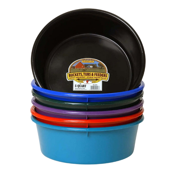 Little Giant Plastic Utility Pan 5 Quart - Johnson Feed Company